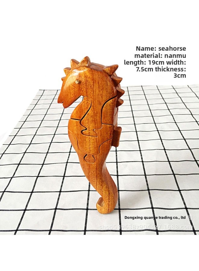 Generic Qs Zodiac Luban Lock Kongming Lock Animal Mortise And Tenon ...