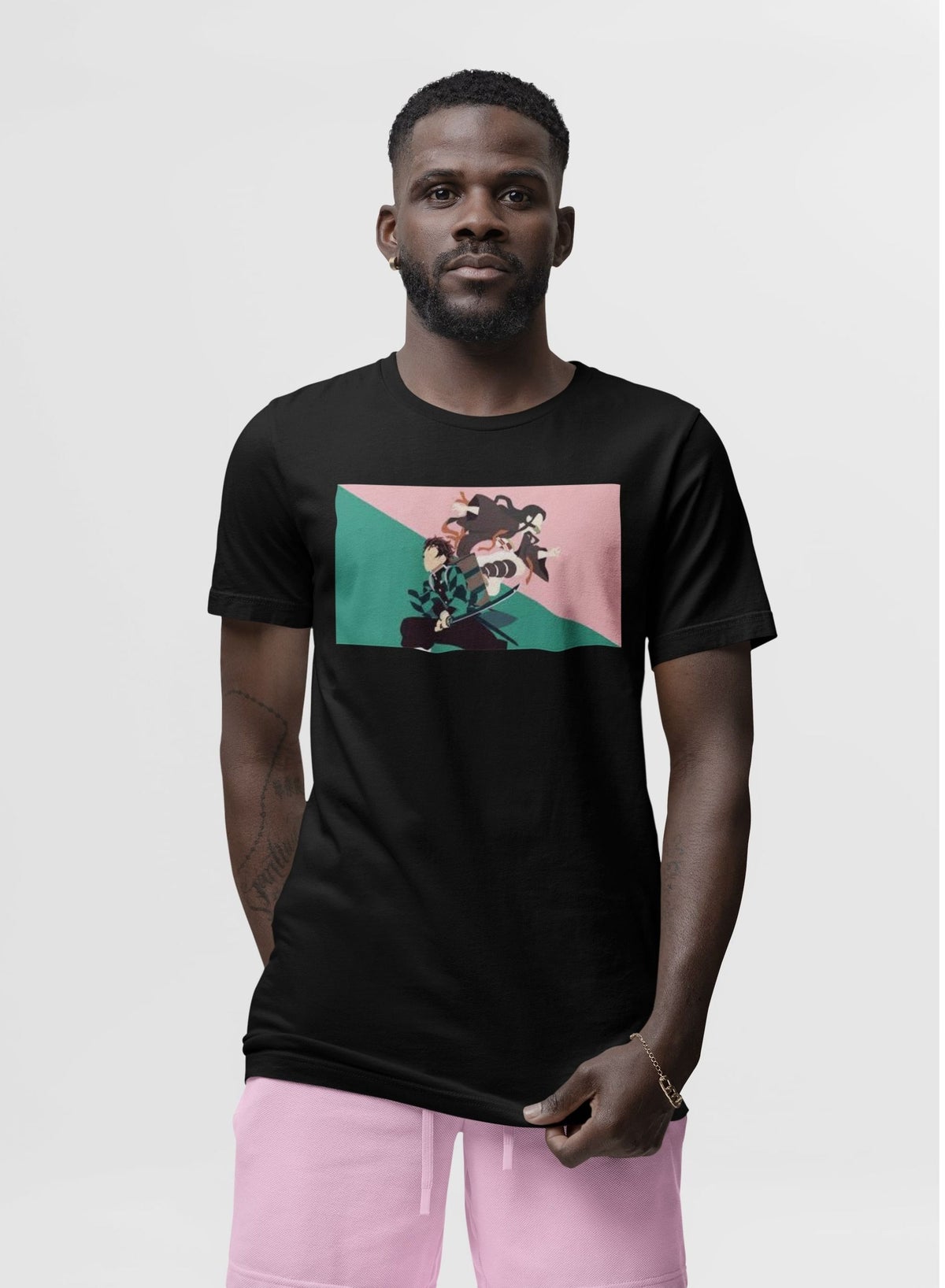 MERCH Demon Slayer Anime Tanjiro and Nezuko Printed T-Shirt | Best ...