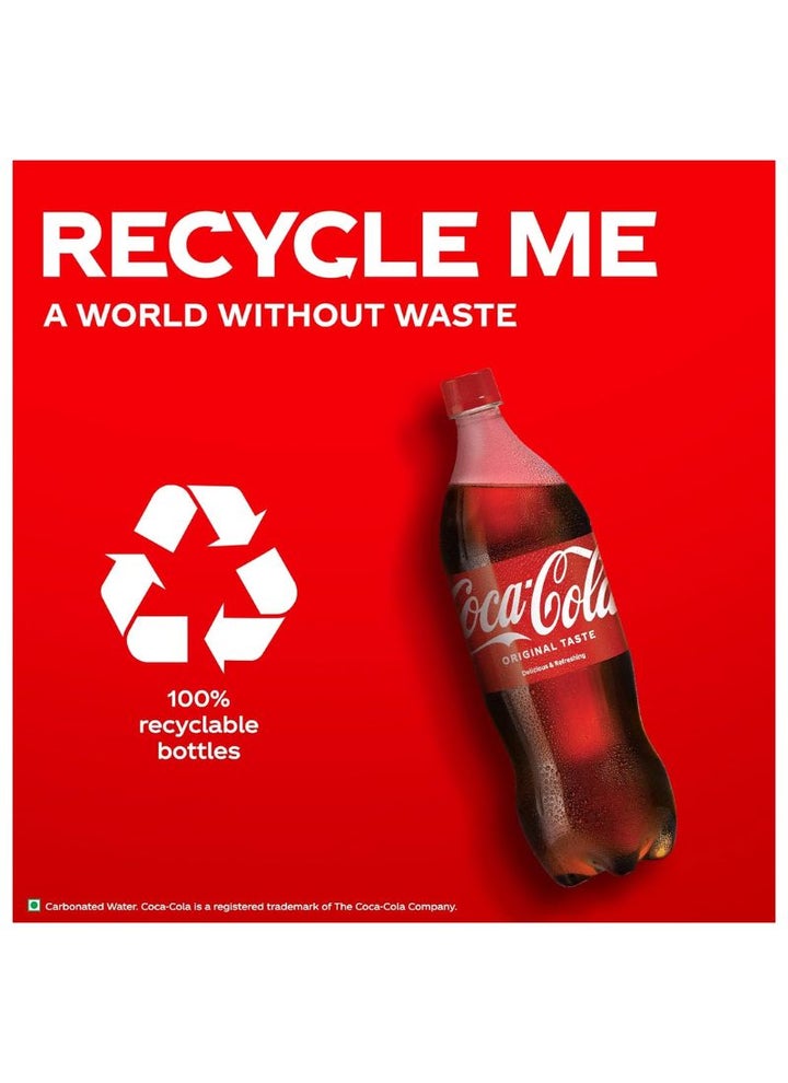 Buy Coca-Cola Original Taste Carbonated Soft Drink Pet Bottle Online ...