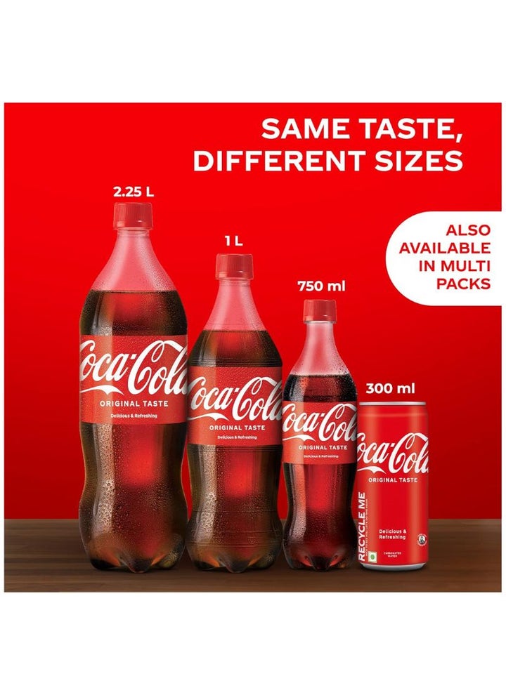 Buy Coca-Cola Original Taste Carbonated Soft Drink Pet Bottle Online ...