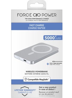 FORCE Force Power 5000mAh Powerbank MagSafe Compatible Wireless Charge ...
