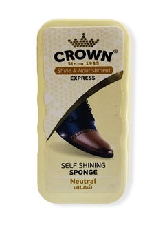 Crown Self Shinig Sponge - One Side - Shine & Nourishment - Natural ...