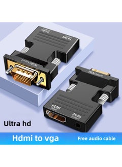 Generic Hdmi To Vga One-way Hd Video Adapter Computer To Set-top Box ...