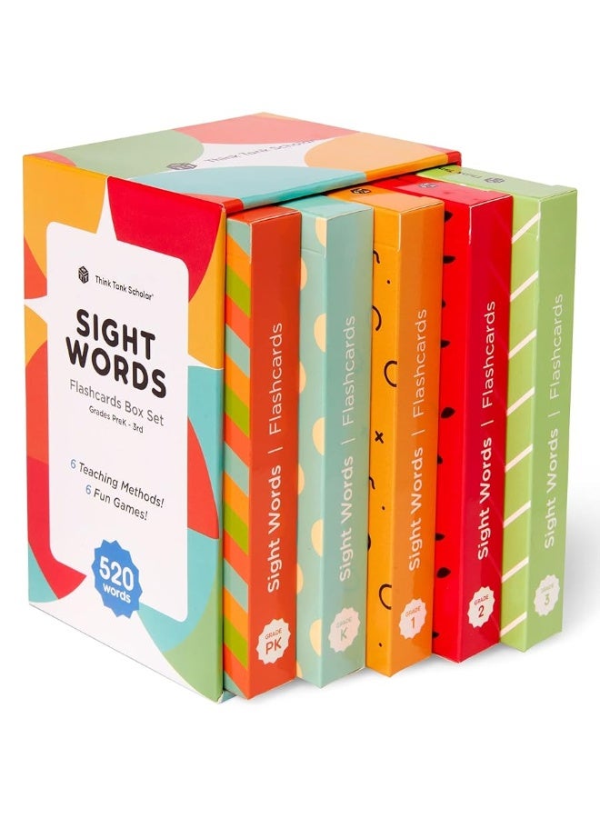 Think Tank Scholar Think Tank Scholar 520 Sight Words Flash Cards ...