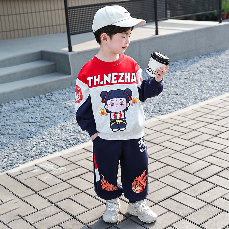 Generic Boys' Nezha Outfit 2025, Children'S Outfit With Light-Up Nezha ...