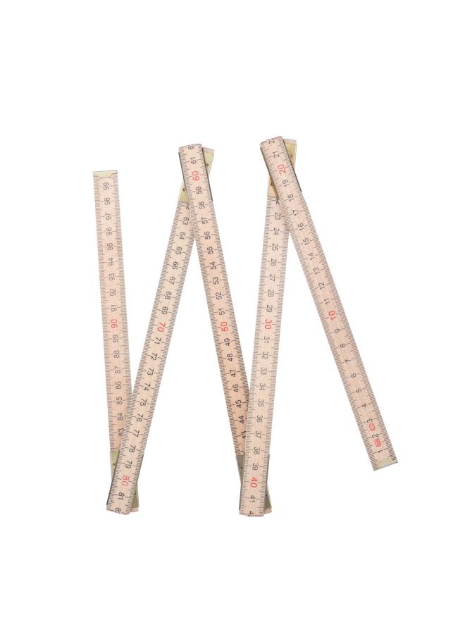 Generic Wooden Folding Ruler Folding Ruler Wooden Ruler Metric Scale ...