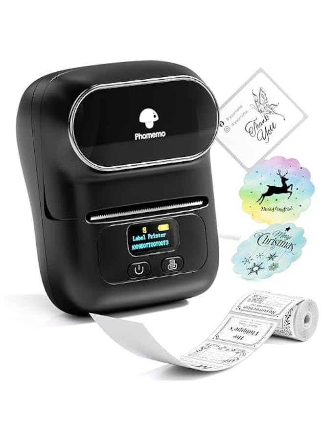 phomemo M110 Label Makers, Barcode Label Printer Bluetooth Portable ...