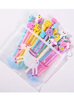 Generic 20 Piece Set Gel Ink Pens Black Ink Unicorn Pen Novelty Cute ...