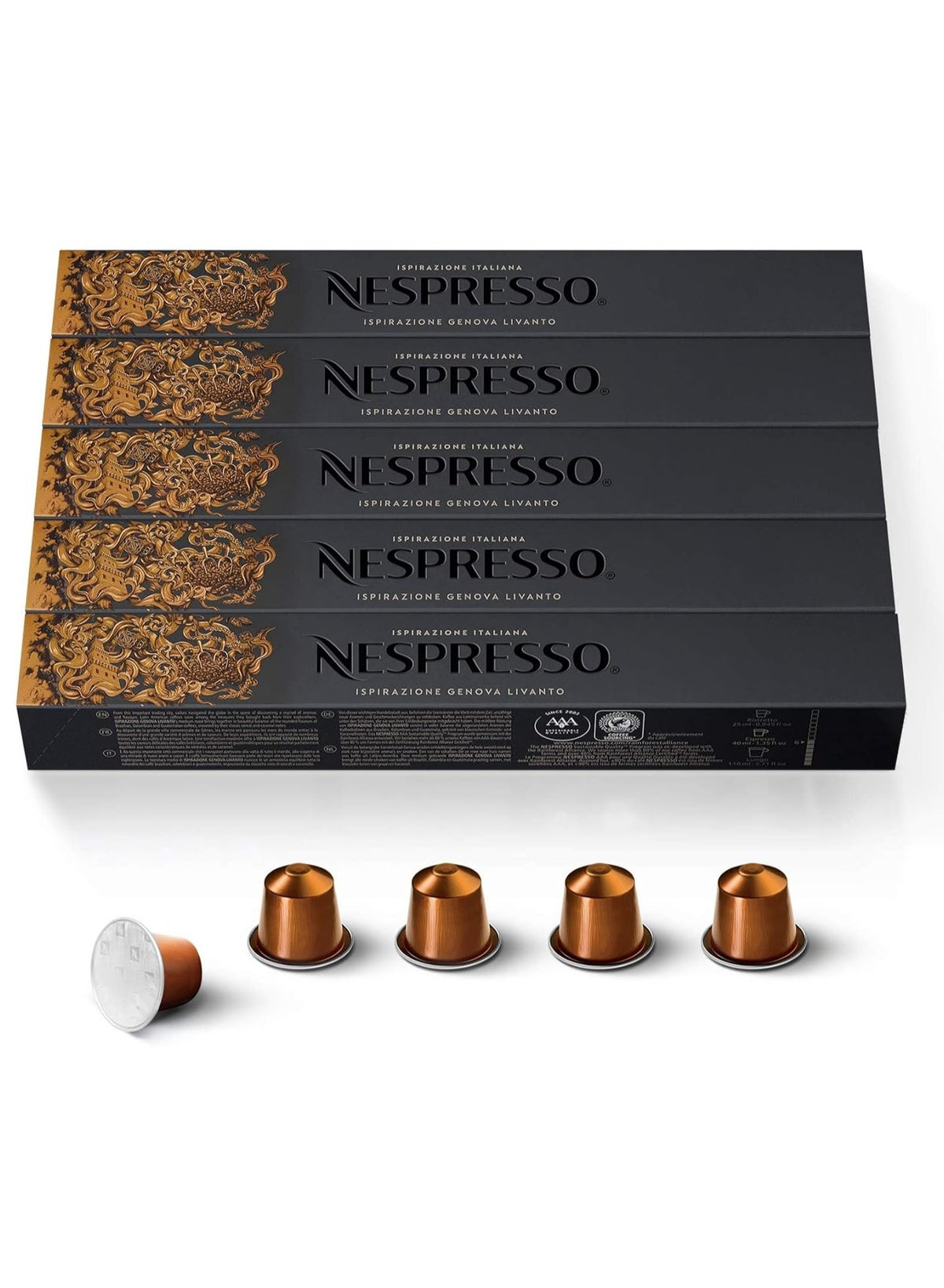 Nespresso Nespresso OriginalLine Ispirazione Genova Livanto 50 Capsules ...