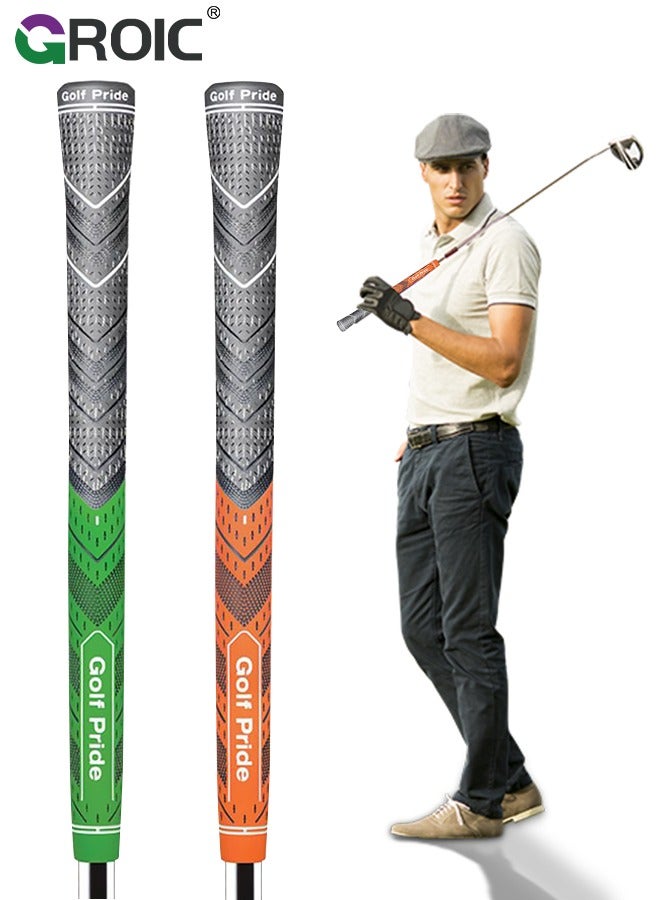 GROIC 2 Pack High-performance Rubber Golf Grips,Standardsize Golf Club ...