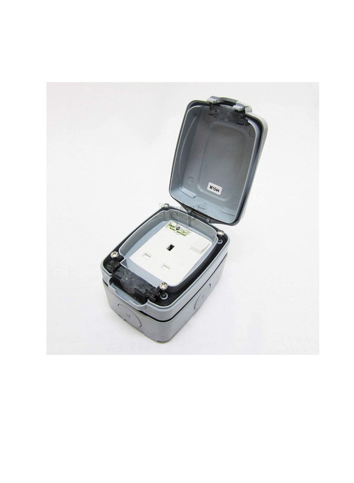 MK MK 13A Switch Socket Outdoor Waterproof IP66 Grey Masterseal Compact ...