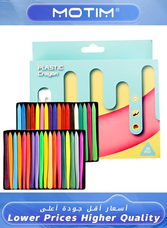 Motim 36 Colors Crayons Child Safe Non Toxic Crayons Washable Handmade ...