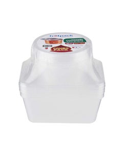 Hotpack Hotpack Microwave Container 1000ml + 250ml 5 Pieces each size ...