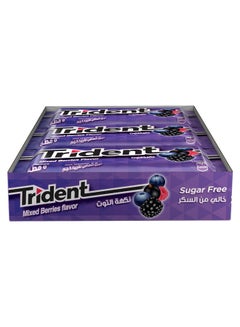 Trident Chewing Gum Mixed Berries 5pcs - pack of 12 Egypt | Cairo, Giza
