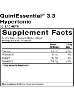 Quicksilver Scientific Original Quinton Hypertonic Seawater Electrolyte ...