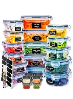 Arabest 24-Piece Food Storage Container Set, BPA-Free Storage Box ...