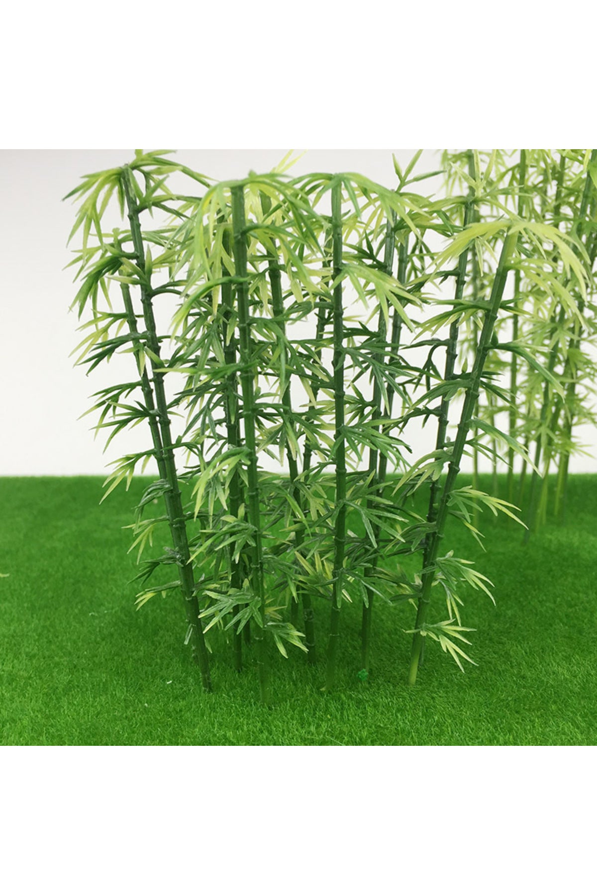erorex 12cm 5Pcs Miniature Bamboo Tree Plastic Model Kit Micro ...