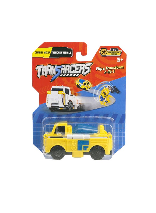 TRANSRACERS Transracers 2-In-1 Trnsrcrs Cons Vhcl-Cement Mixer ...