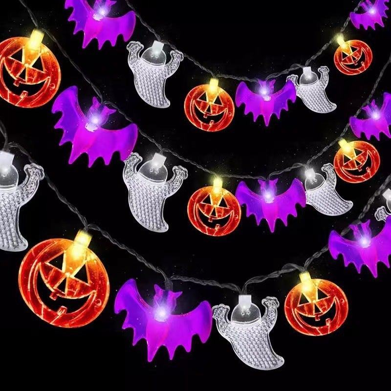 Generic Halloween Ghost Festival Led Color Light String Pumpkin Spider ...