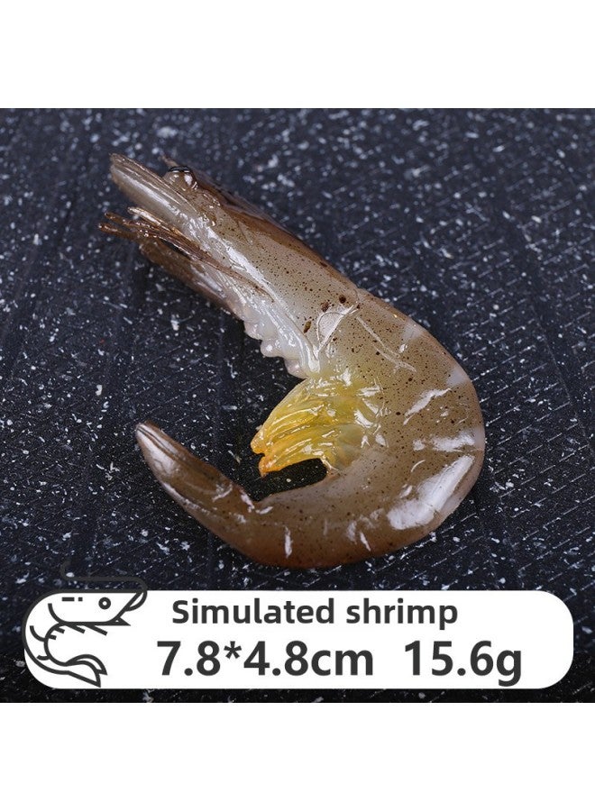 Generic Simulation Seafood Model Ornaments Shrimp Shrimp Fake ...