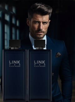 Link 2 Pieces Link Men Black Woods Perfume 300ML | Best Price Egypt ...