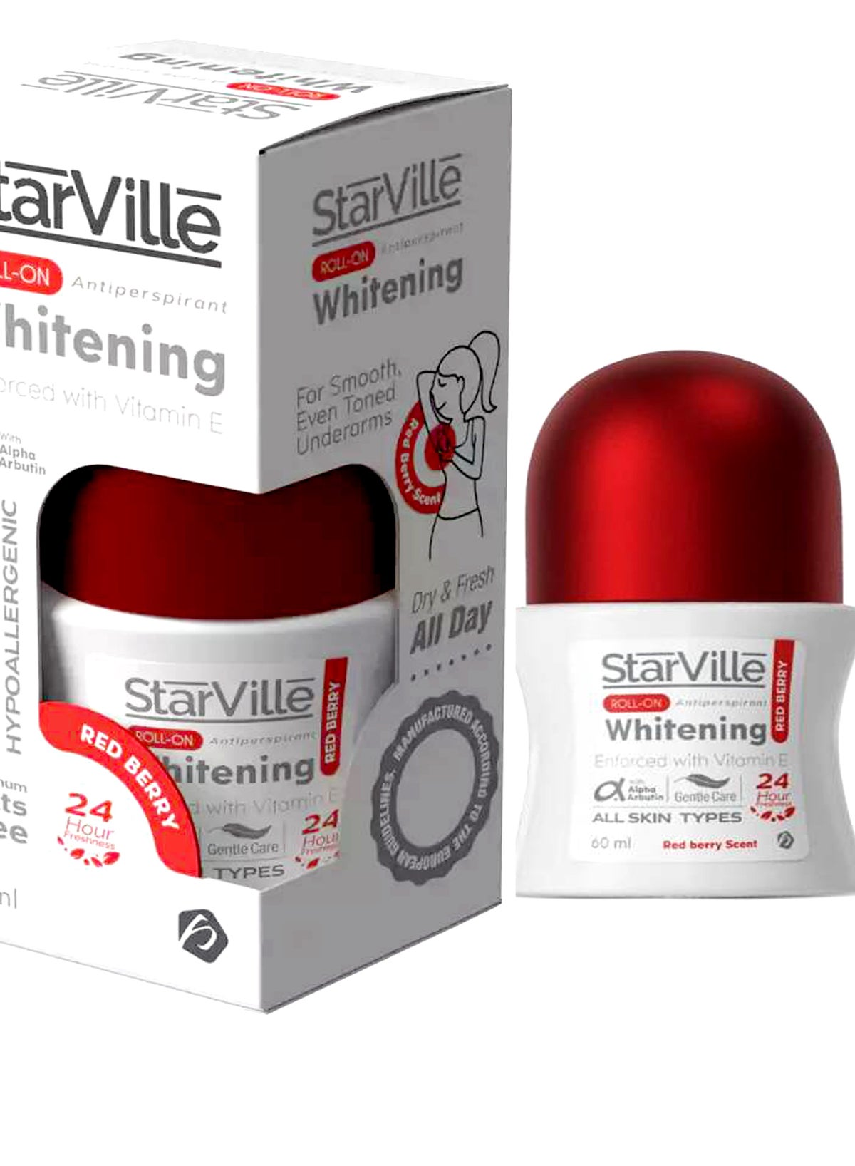starville Star Ville Roll On Whitening Red Berry 60ML | Best Price ...