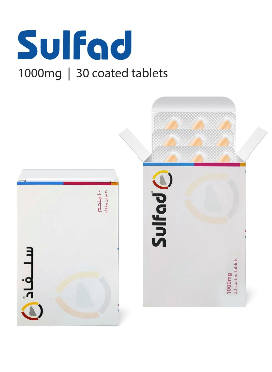 Sulfad Sulfad 1000mg 30 Tab | Best Price KSA | Riyadh, Jeddah