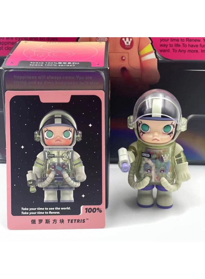 Generic POPMART Bubble Mart MEGA SPACE MOLLY 100% Anniversary 3 Series ...
