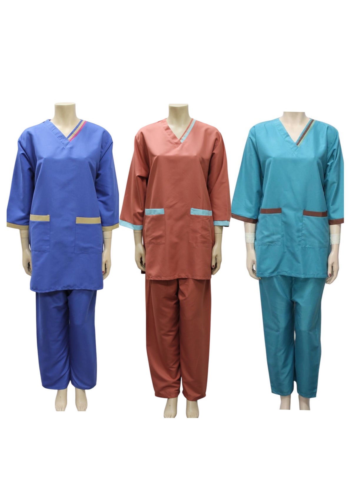 1home Housemaid Uniform Maid Nanny Scrub Suit 3 piece set | Best Price ...