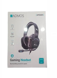 Admos Gaming Headset with Microphone, Compatible with PS4 PS5 Xbox One ...