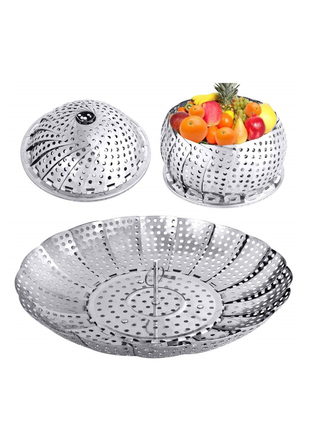 Cool Baby CooL Baby Large Vegetable Steamer Stainless Steel Folding ...