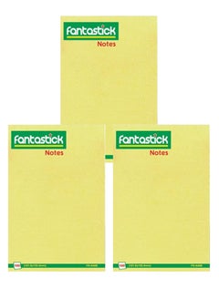 Fantastick 3-Pad Sticky Notes 4x6 Inch Size Yellow UAE | Dubai, Abu Dhabi