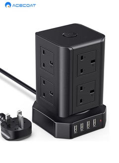 ACECOAT Wireless UK Power Strip,Multi-Plug Extension AC Socket With 2 ...