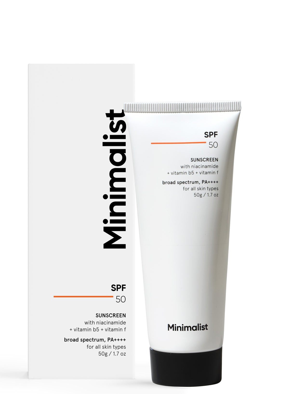 MINIMALIST SPF 50 Sunscreen PA++++ Broad Spectrum| UVA/UVB Protection ...