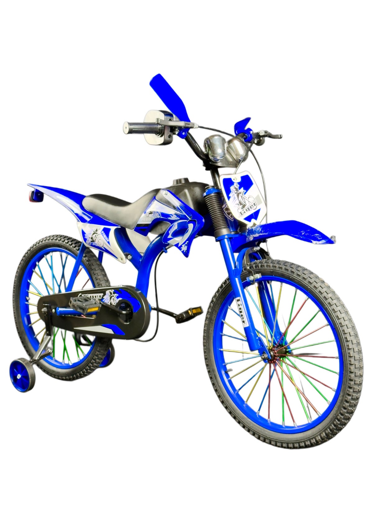 تسوق تايجر ودراجه استايل موتسكل مقاس 20 للاعمار 6 الى 10 سنوات أونلاين في مصر