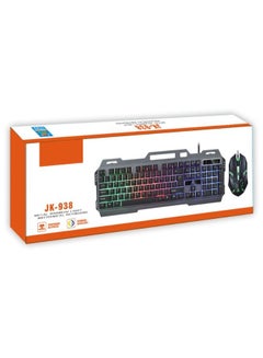 SHOPI JK-938 Mechanical Feel Keyboard And Optical Gaming Mouse Set ...
