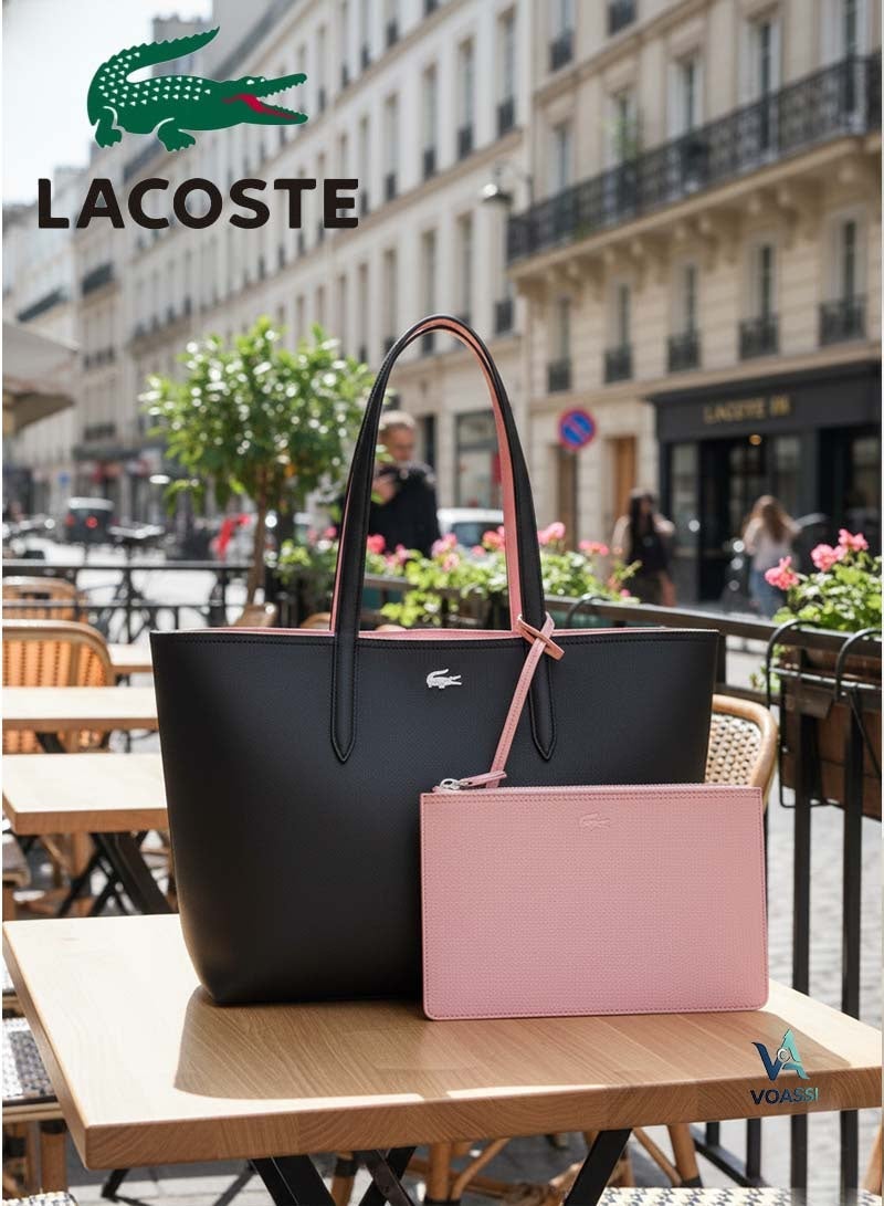 LACOSTE Lacoste Women's Double sided Two tone Large Capacity Handbag ...
