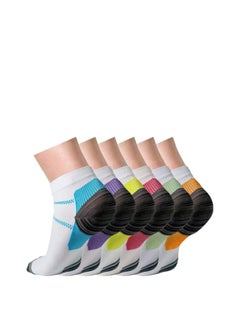 Generic Low compression socks stocking with compression 6-Pair L/XL 6 ...