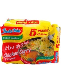 Indomie Indomie Instant Noodles chicken curry flavor 75gm ( Pack of 5 ...