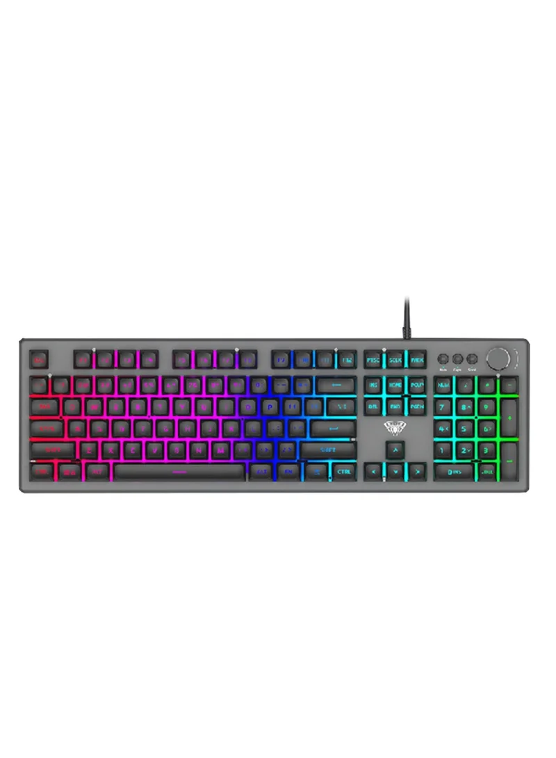 AULA AULA F2028 Programmable Gaming Keyboard with Multi-Metal ...
