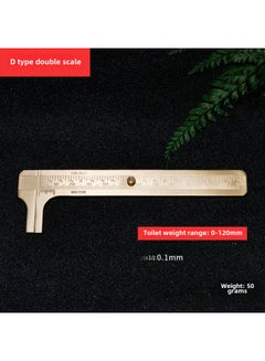 Generic Miniature Small Copper Ruler Plastic Vernier Digital Caliper ...