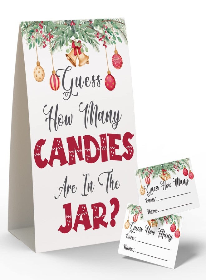 Toctose Christmas Party Games - How Many Candies Are In The Jar, 1 ...
