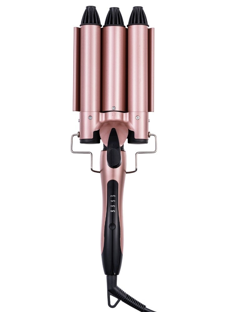 DOSCHER Hair Curler 3 Barrel Curling Iron Curler Crimper Curling Tongs ...