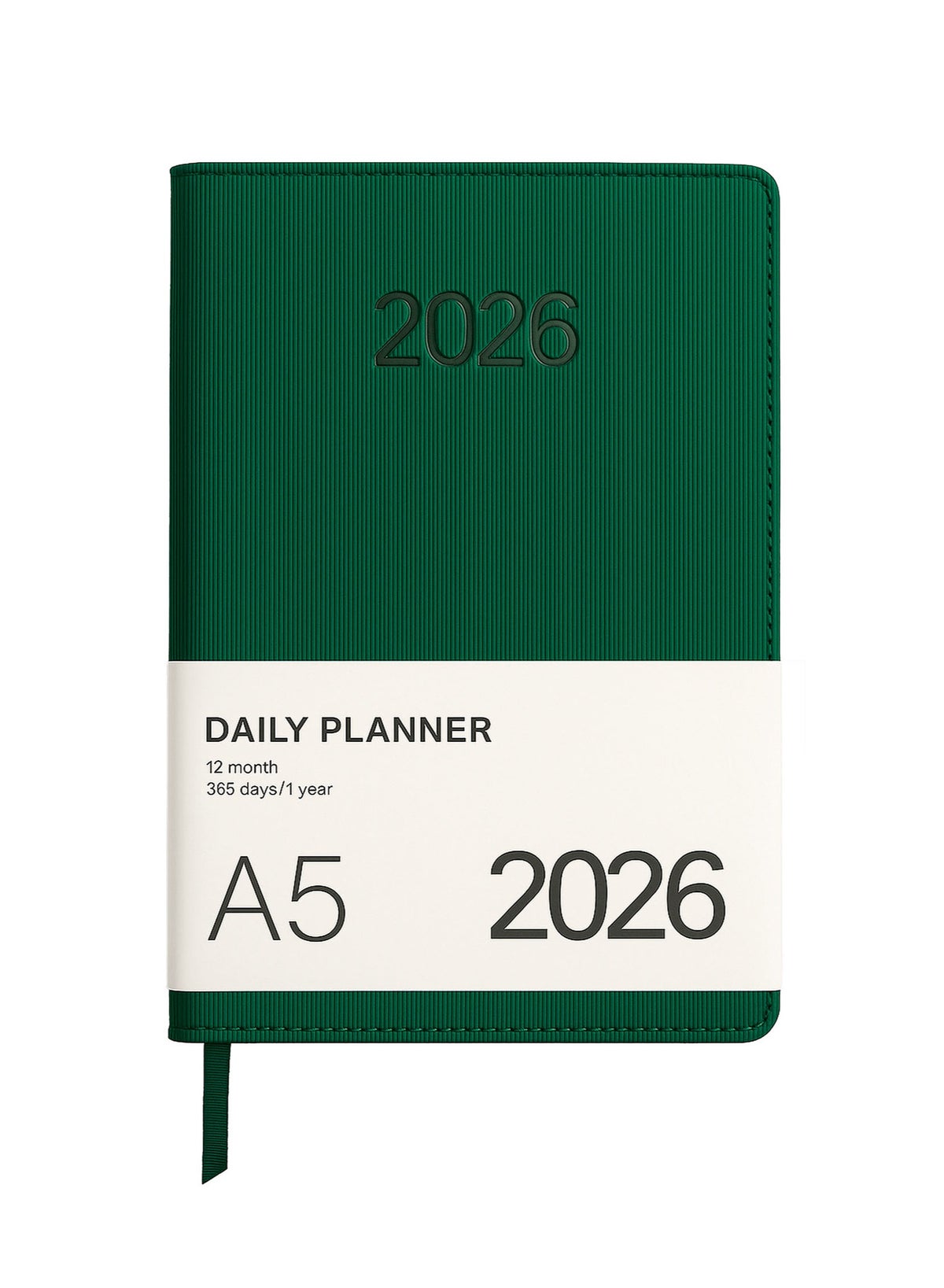 YANEK YANEK® 2026 A5 Daily Planner – Premium Leatherette Cover ...