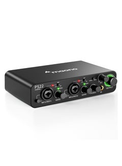 Maono MAONO audio interface, USB Audio Mixer with 60 dB Preamp, 24bit ...