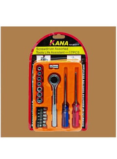 Kana 17 Piece Multi Functional Screwdriver Set Repair Tool KA-5512-17 ...