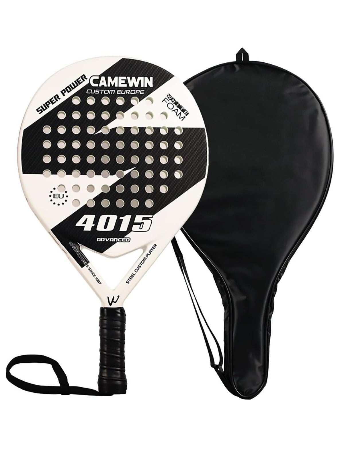 CAMEWIN Padel Tennis Racket Carbon Fiber Pop Paddle Tennis Racquets ...