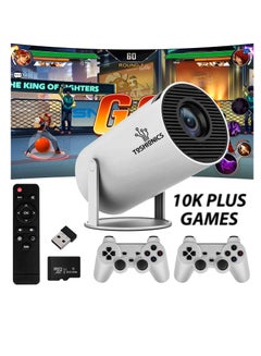 Toshonics 120ANSI Lumens HD Smart Gaming Projector Android 11 Portable Mini Cinema Screen ...