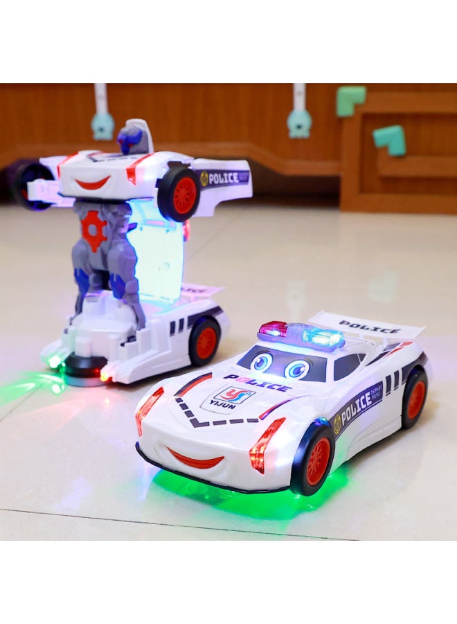 Children's Transformation Robot Electric Toy Tank Car Armored Vehicle ...