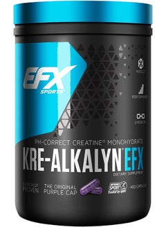 EFX SPORTS Krealkalyn Ph Correct Creatine Monohydrate Patented Formula ...